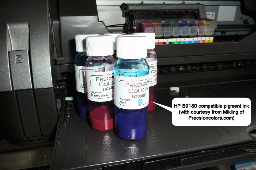 The Ultimate pigment ink test in Canon i9950 A3+ dye ink printer ...