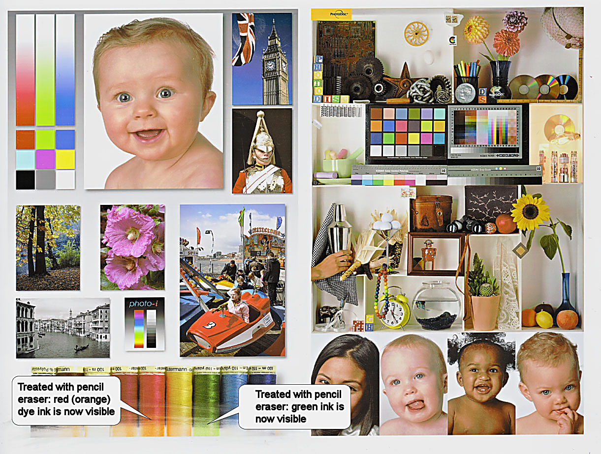 The Ultimate pigment ink test in Canon i9950 A3+ dye ink printer ...